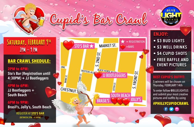 Philadelphia Cupid's Bar Crawl - Project DC Events