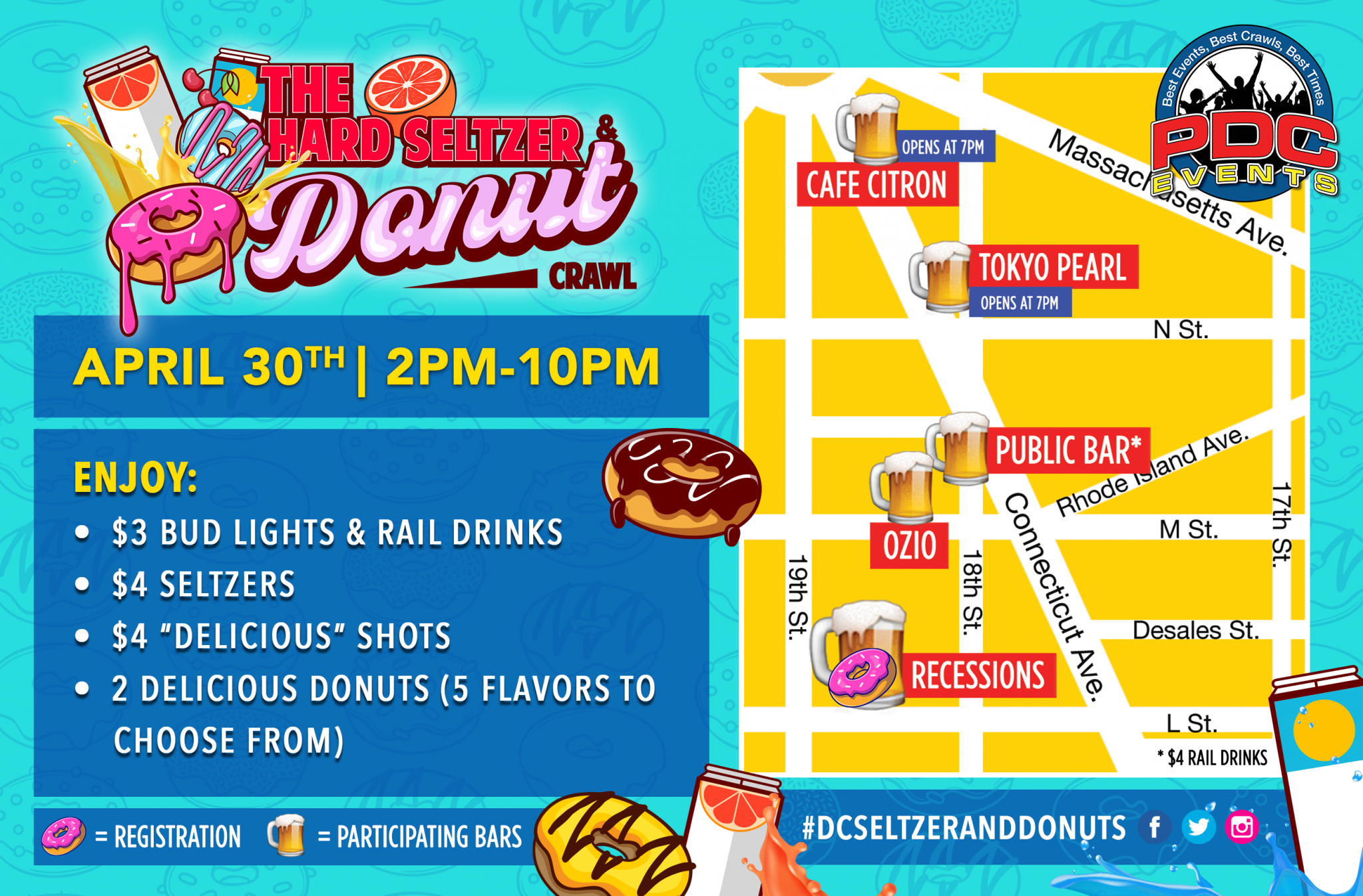 DC Seltzer and Donuts Crawl - Project DC Events